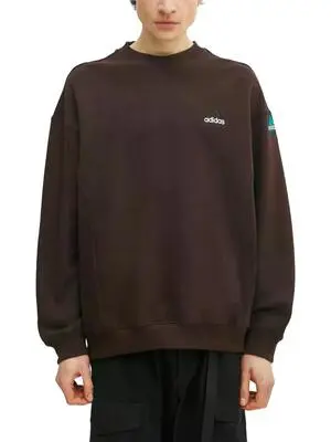 Adidas Logo Crew Neck Sweater - Brown