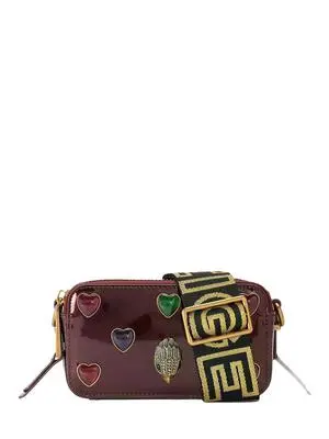 Kurt Geiger Heart-embellished Cross Body Bag - Red