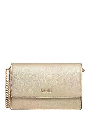 Liu Jo Chain Satchel Crossbody Bag - Gold
