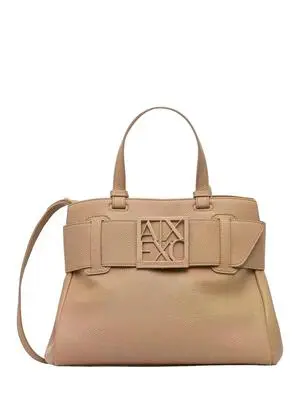 Armani Exchange Belt Detail Tote Bag - Neutrals