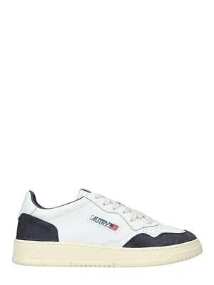 AUTRY Medalist Leather Trainers - White/navy