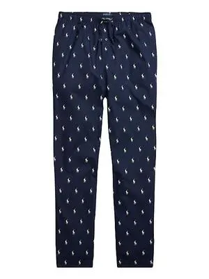 Polo Ralph Lauren Cotton Pyjama Bottoms - Navy/nevis Aopp