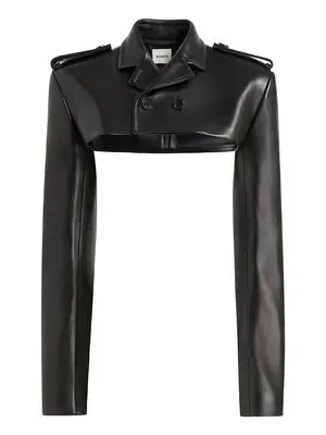 Khaite Sadran Leather Jacket - Black
