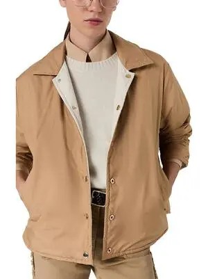 Gerard Darel Pheona Snap-front Jacket - Natural