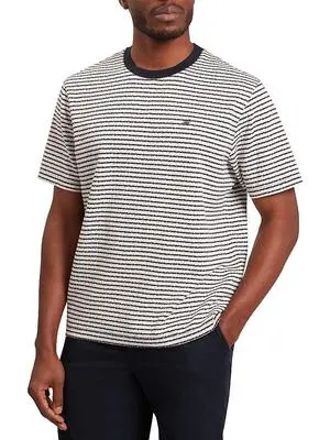 Ted Baker London Vexrin Short Sleeve Oversized Striped Tee - Navy