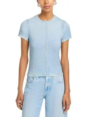 Rag & Bone Miramar Jersey Baby Tee - Aria
