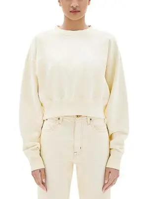 SLVRLAKE Crop Crewneck Sweatshirt - Paradise