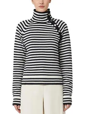 Max Mara Paniere Cashmere Turtleneck Sweater - Ultramarine