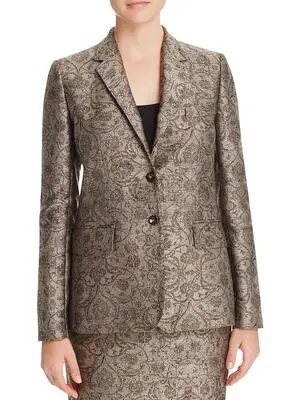 Max Mara Quilted Jacket With Belt - Beige
