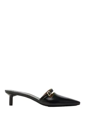 Marsèll Buckled Strap Point-toe Mules - Black