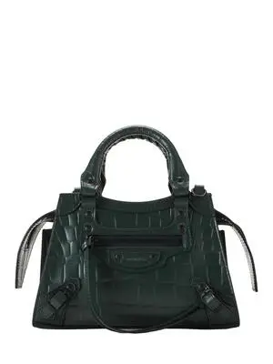 Balenciaga Embossed Neo Classic City - Green