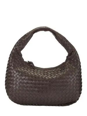 Bottega Veneta Intrecciato Veneta Hobo Bag - Brown