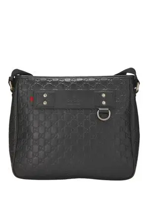 Gucci Rubber Messenger Bag - Black