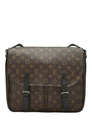 LOUIS VUITTON Monogram Macassar Christopher Messenger