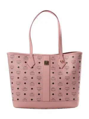 Mcm Liz Vi Medium Shopper - Soft Pink