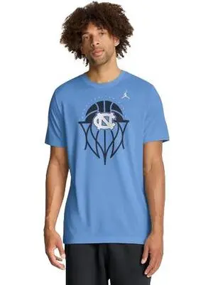 JORDAN BRAND North Carolina Tar Heels Basketball Icon Legend Dri-fit T-shirt - Light Blue
