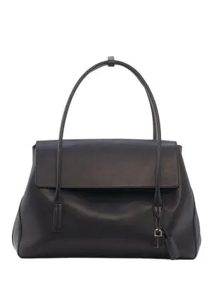 TOM FORD Large Leather Shoulder Bag - Black