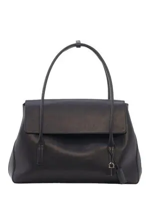 TOM FORD Large Leather Shoulder Bag - Black