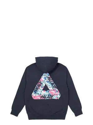 PALACE Tridigi Hood - Navy Blue