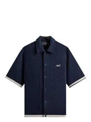 Kith Tessellation Interlock Woodpoint Shirt - Nocturnal