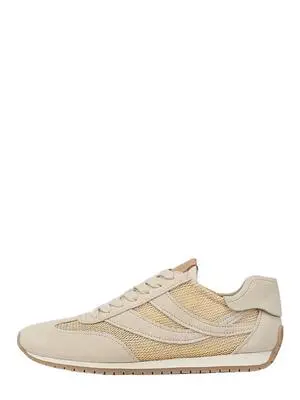 VINCE Oasis Raffia & Suede Runner Sneakers