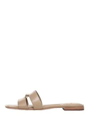 Vince Piper Leather Slide Sandal - Red
