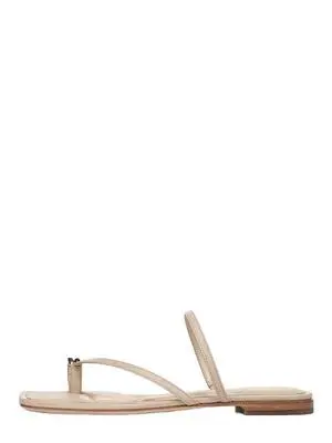 Vince Polli Leather Toe-ring Sandal - Red