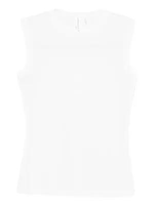 Norma Kamali Sleeveless Top - White