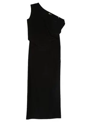 Norma Kamali Side Slit Long Dress - Black