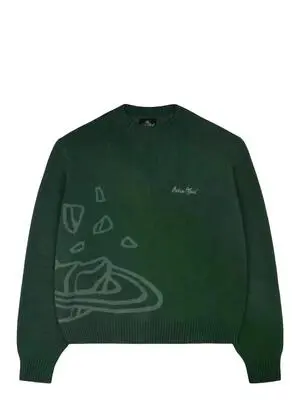 BROKEN PLANET Graphics Sweater - Green