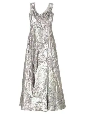 ISABEL SANCHIS Kanjaa Maxi Dress - Silver