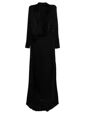 ISABEL SANCHIS Denes Maxi Dress - Black