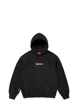 Supreme Box Logo Hooded Sweatshirt - Black