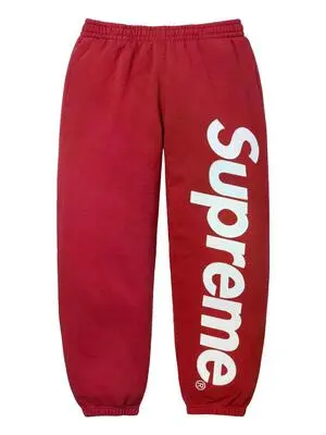 Supreme Satin-appliqué Track Pants - Red