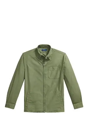 Polo Ralph Lauren Garment-dyed Oxford Cotton Overshirt - Garden Trail