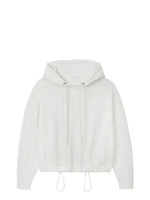 THE WHITE COMPANY Seam-detail Cotton-blend Hoody - Autumnwhit