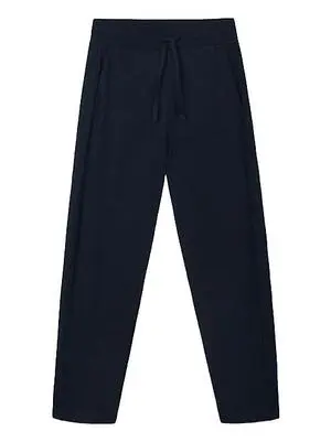 THE WHITE COMPANY Tapered-leg Cotton Trousers - Navy