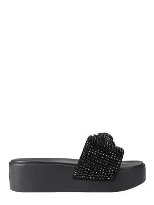 Kurt Geiger Meena Eagle Platform Sandals - Black