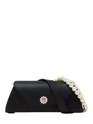 Simone Rocha Valentine Leather Shoulder Bag - Black