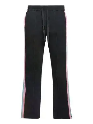 NAHMIAS Striped Track Trousers - Black