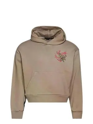 EARTHLING VIP Graphic-print Hoodie - Neutrals