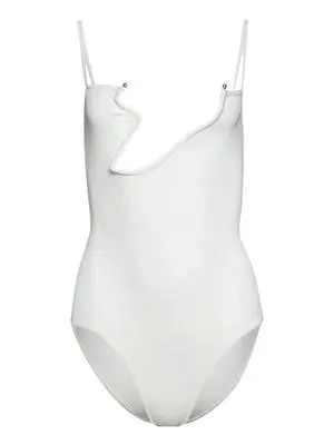 Christopher Esber Odessa Arced Knitted Bodysuit - White