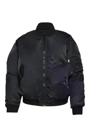 FRAME Zip Bomber Jacket - Black