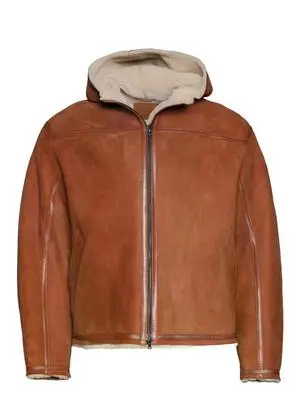 THE ELDER STATESMAN Shearling Jacket - Brown