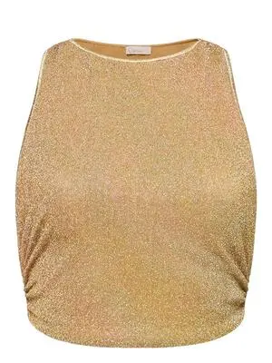 Oseree Lumière Sleeveless Top - Gold