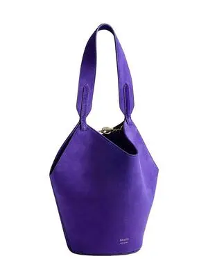 Khaite Mini Lotus Tote Bag - Purple