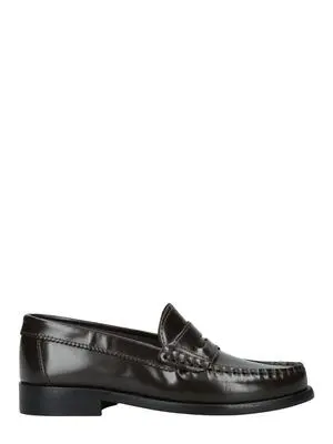 PAPOUELLI Leather Loafers - Brown