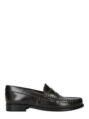 PAPOUELLI Leather London Loafers - Brown