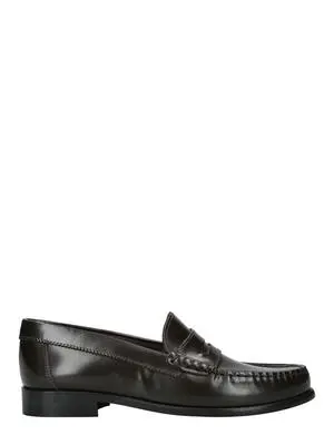 PAPOUELLI Leather London Loafers - Brown