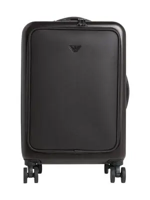 Emporio Armani Logo Carry-on Suitcase - Black
